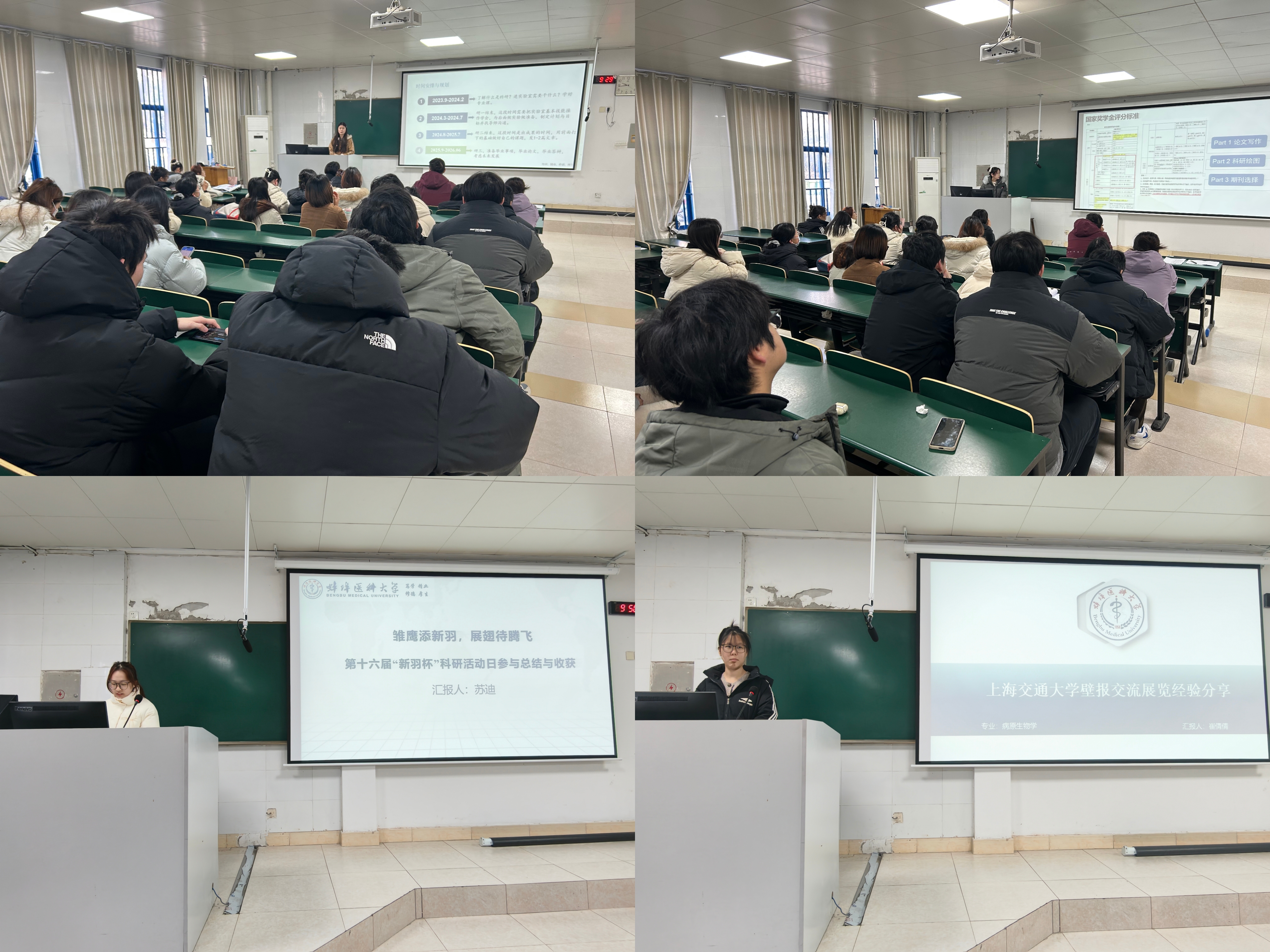 基础医学院举办国家奖学金经验分享暨赴上海交大基础医学院参加“新羽杯”研究生科研活动心得分享会-基础医学院